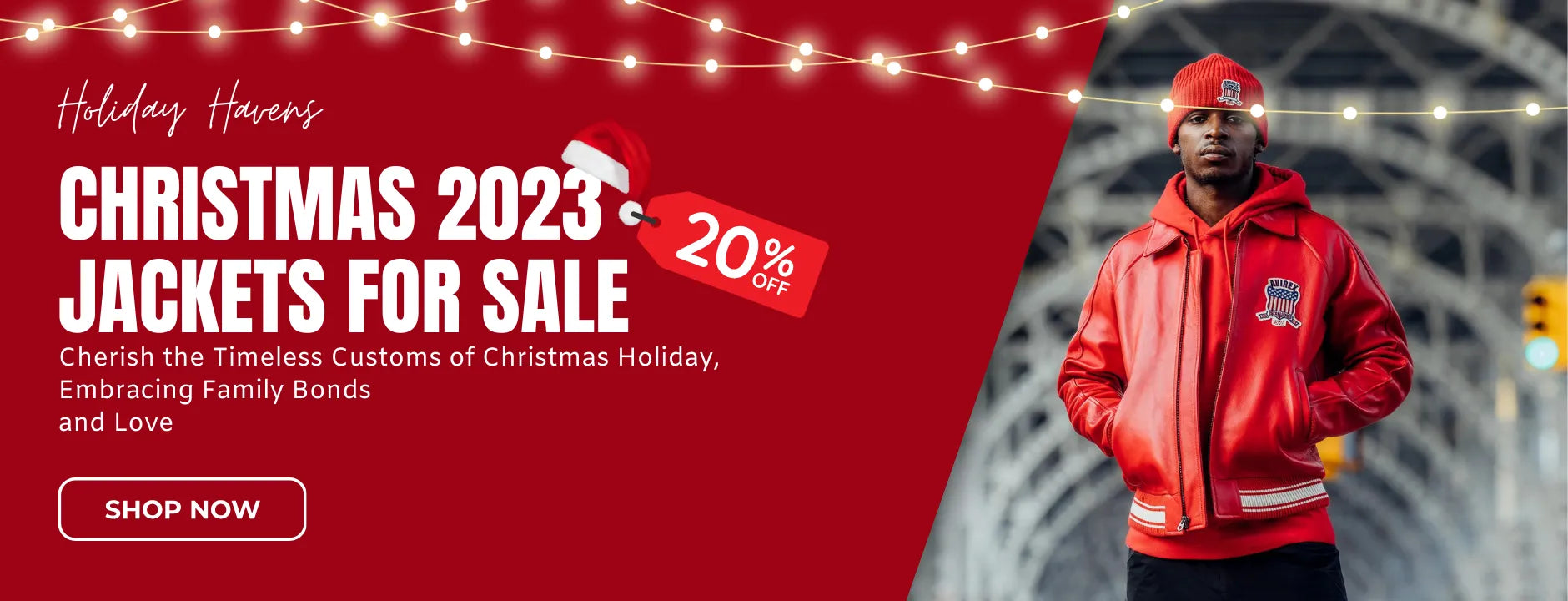Christmas Jackets For Sale 2023: Extra 20% Off By LJG – Leatherjacketwear